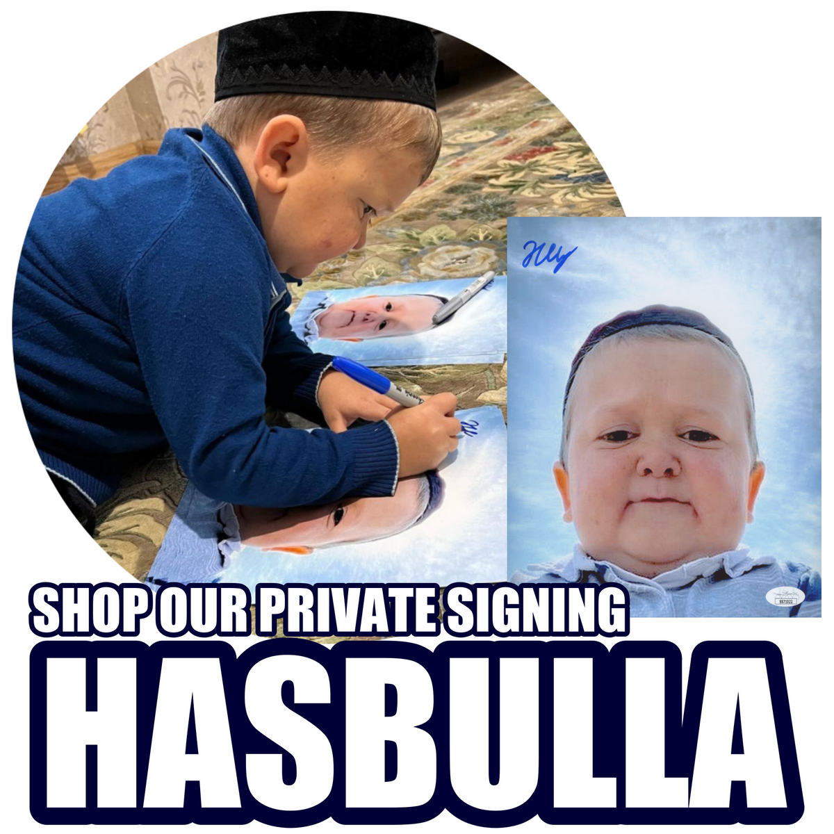 Hasbulla Autographs – Tagged "8x10 Photo" – Dash Collectibles
